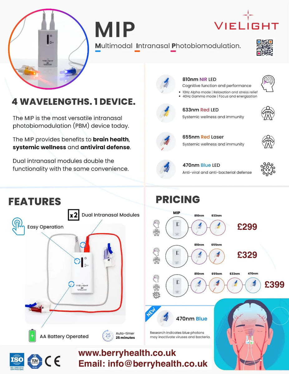 Vielight MIP 655-810 | for Brain and Systemic Health UK – Berry Health UK